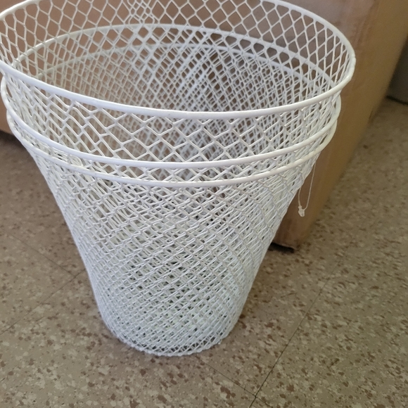 Makeup | Small White Wire Buckets | Poshmark